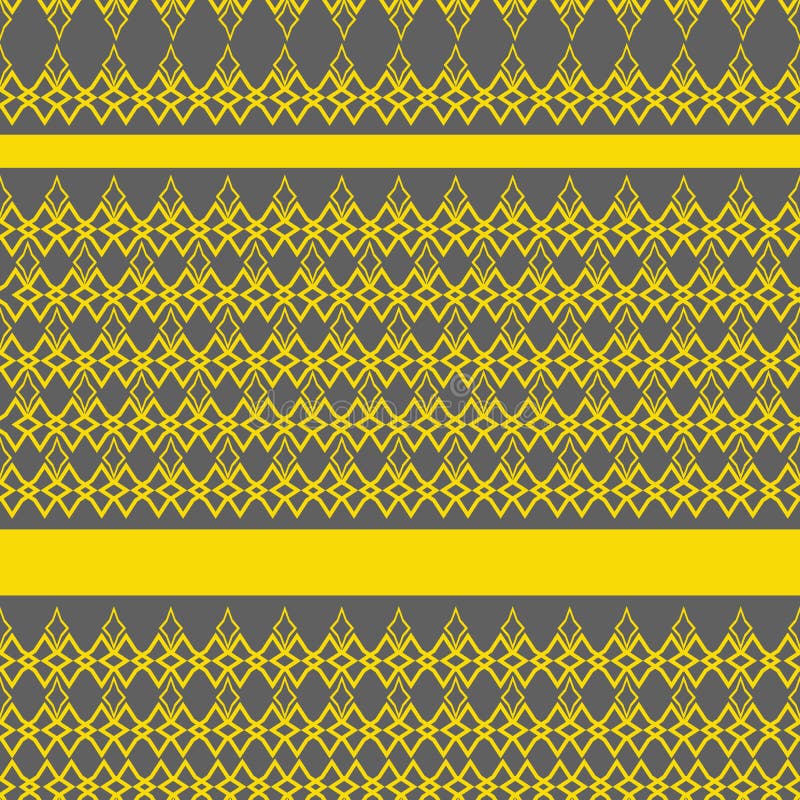 Yellow Abstract Seamless Pattern for Fabric Pattern Stock Vector ...