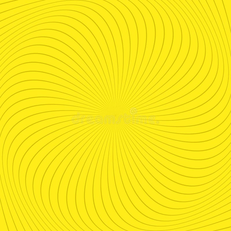 Yellow Abstract Spiral Ray Background - Vector Design Stock Vector ...