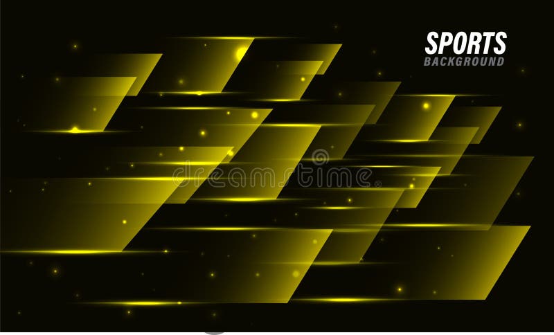 Yellow Abstract Sports Background Wallpaper Vector. Gradient Yellow ...