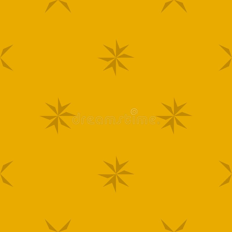 Yellow Abstract Stars on a Yellow Background. Stock Vector ...