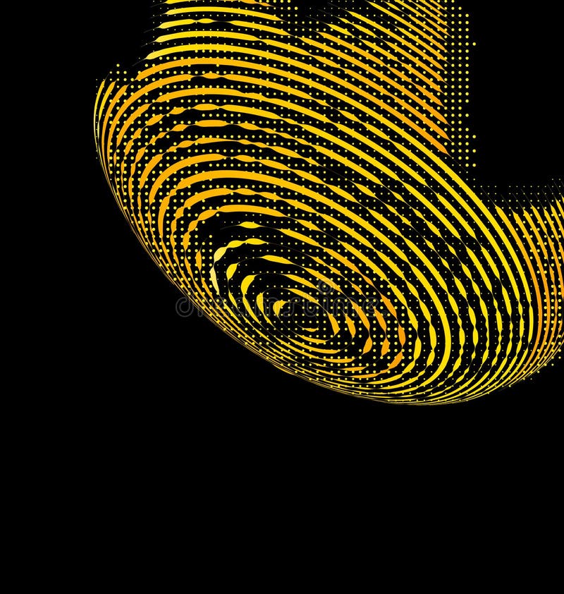 Yellow Abstract Technology Background Stock Vector - Illustration of ...