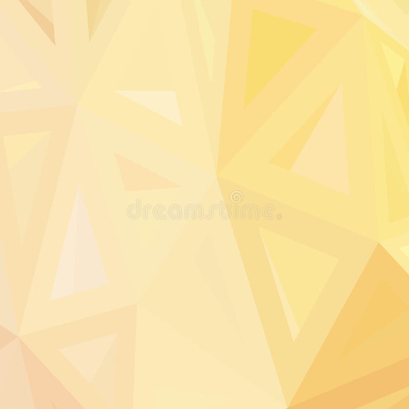 Yellow Geometric Template for Presentation. Design Element. Hexagon ...