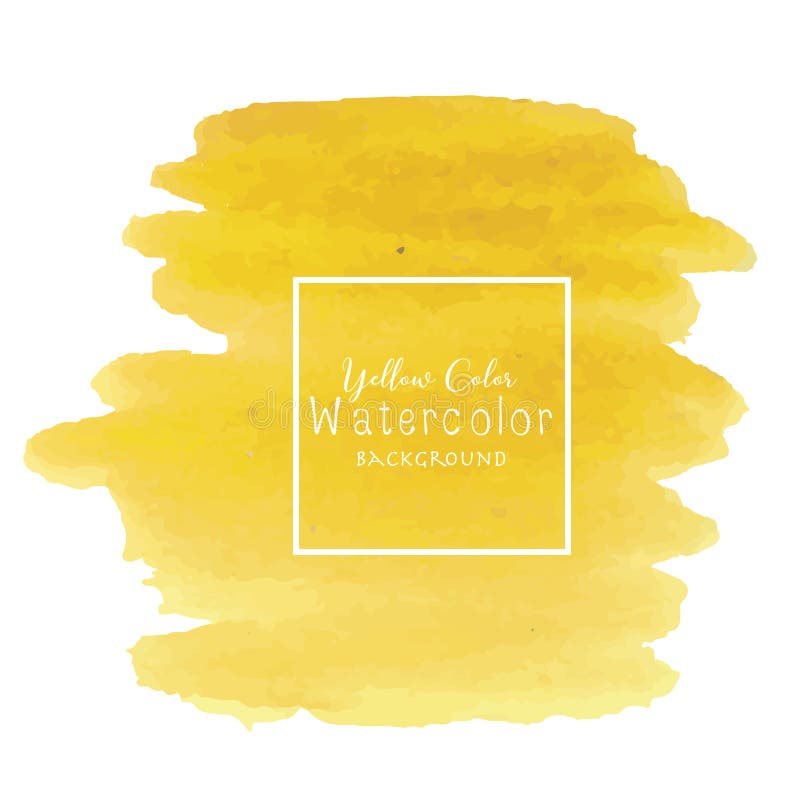 Yellow Abstract Watercolor Background, Watercolor Element for Card ...