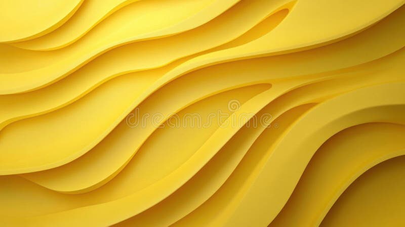 Yellow Abstract Waves Creates a Dynamic Background for Presentation ...