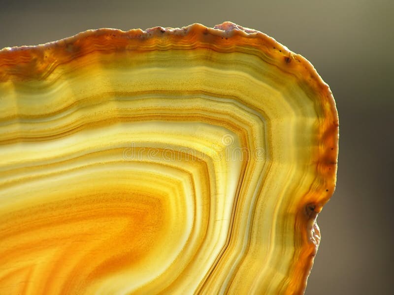 Yellow agate slices stock image. Image of slice, geology - 3657725