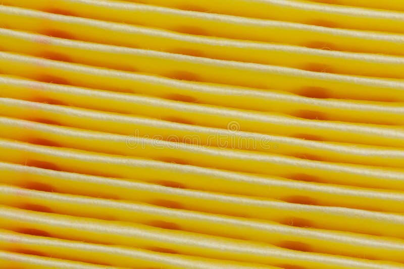 Yellow Air Filter for Car Engine Stock Image - Image of dust, cleaner ...