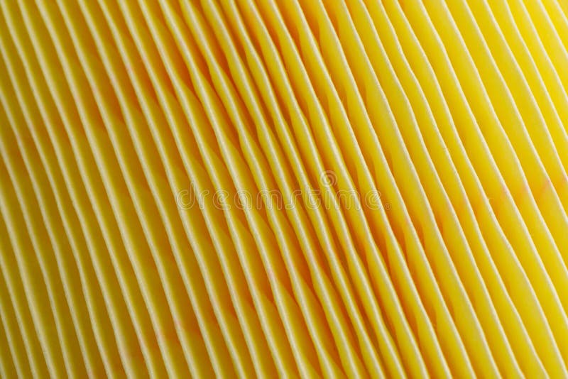 Yellow Air Filter for Car Engine Stock Image - Image of detail, layer ...