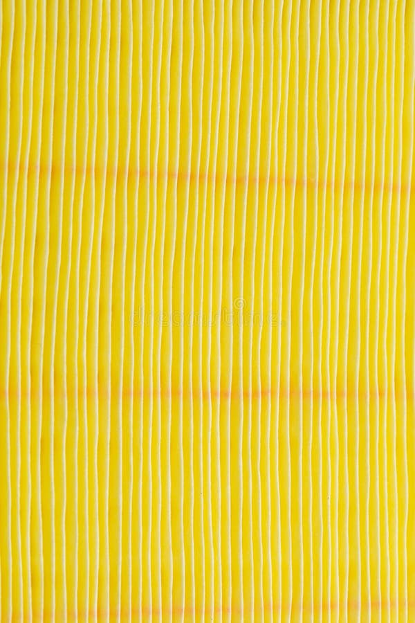 Yellow Air Filter for Car Engine Stock Image - Image of cleaner, flow ...