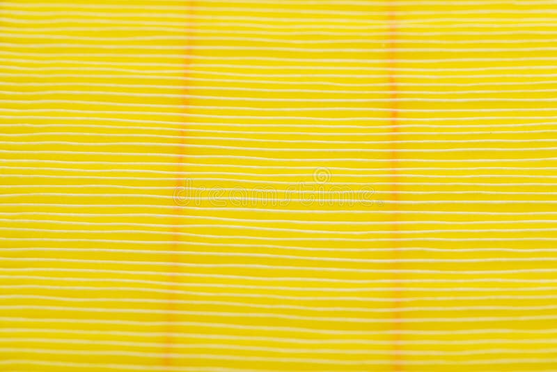 Yellow Air Filter for Car Engine Stock Image - Image of filtration ...
