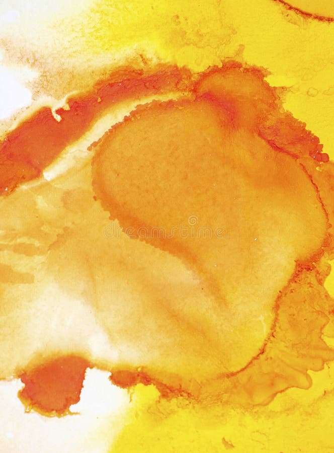 Yellow Alcohol Art Abstract Fluid Art Painting Background Alcohol Ink ...