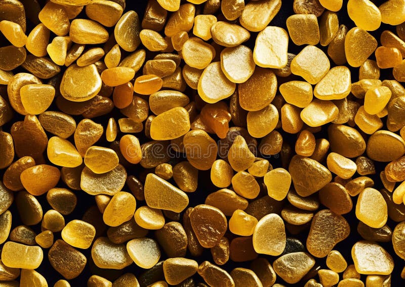 Yellow Amber Stones Background.Golden Stones Texture.Macro.AI ...