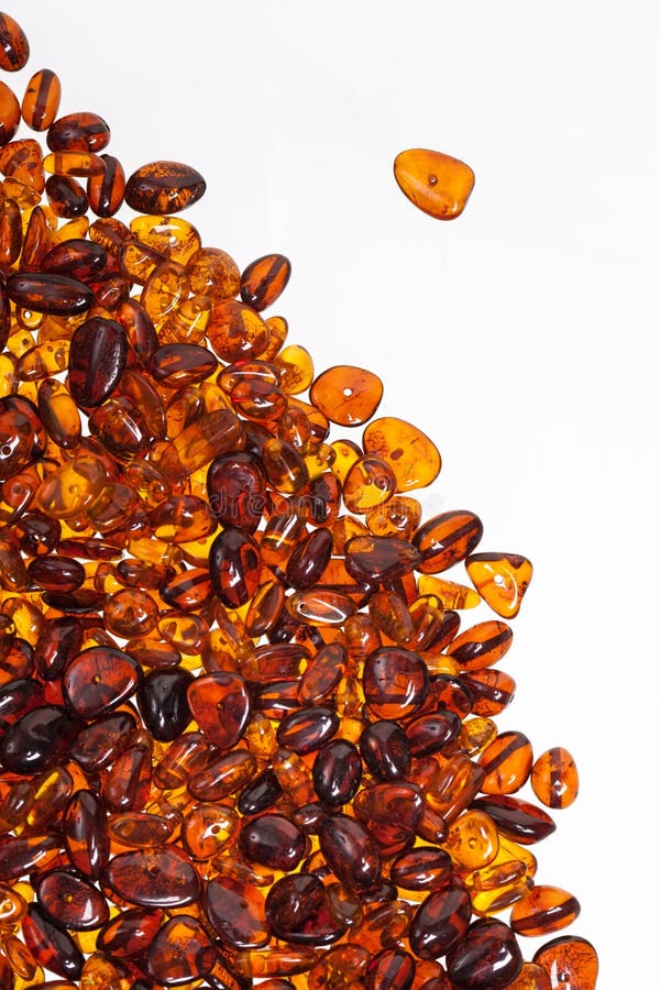 Yellow amber stones. stock photo. Image of natural, brown - 69200208