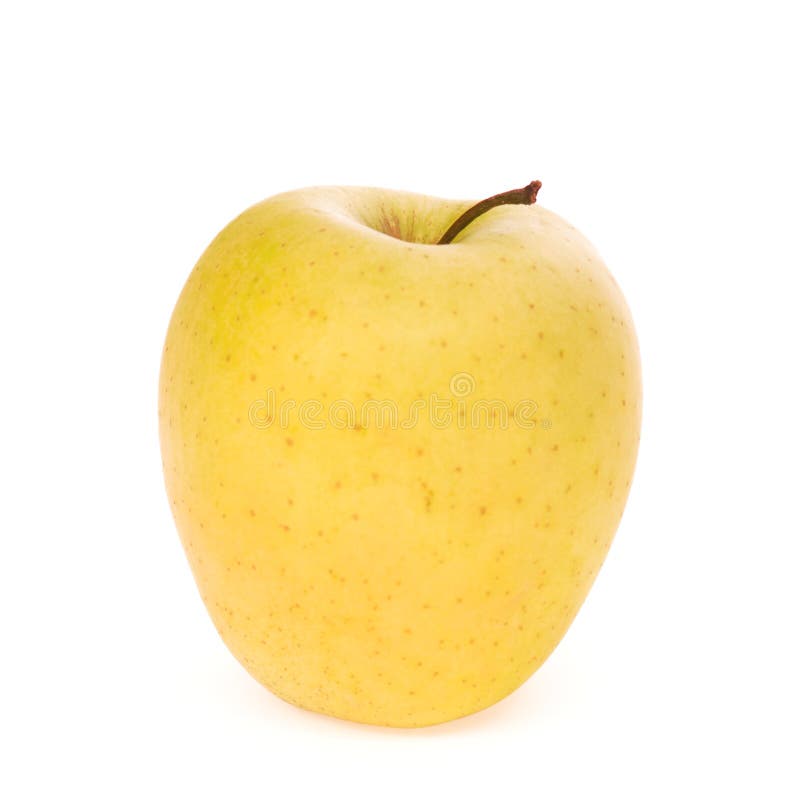 Yellow apple stock photo. Image of object, snack, organic - 9948856