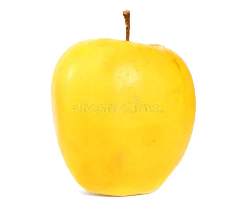 Yellow apple stock photo. Image of nutrition, object - 66487912