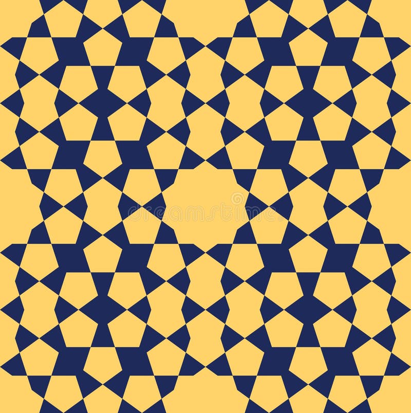 Set of Arabic Seamless Patterns Stock Vector - Illustration of islam ...