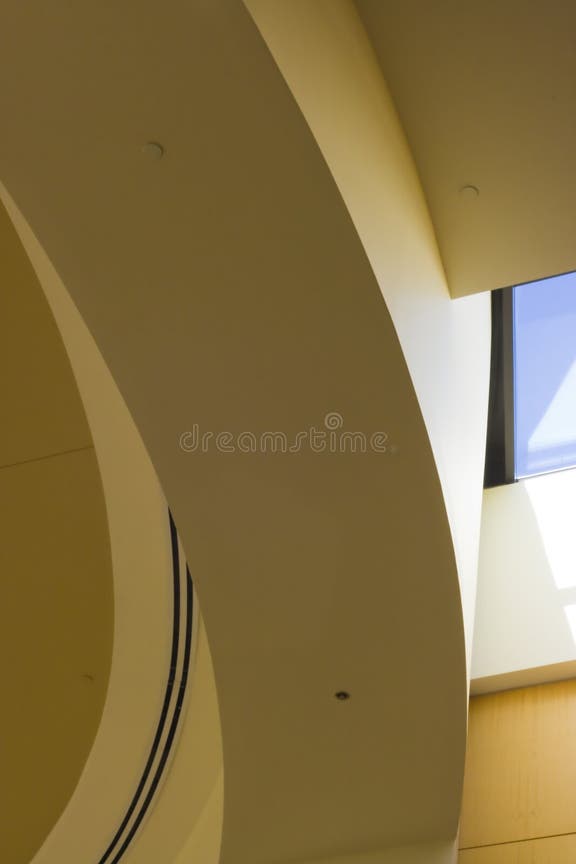 Yellow Arc stock image. Image of curves, yellow, ceiling - 13428421