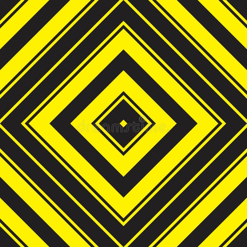 Yellow Argyle Diagonal Stripes Seamless Pattern Background Stock Vector ...