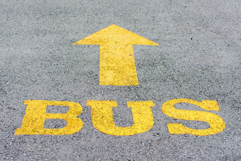 Yellow Arrows in the Road Wall Direction Stock Photo - Image of arrow ...