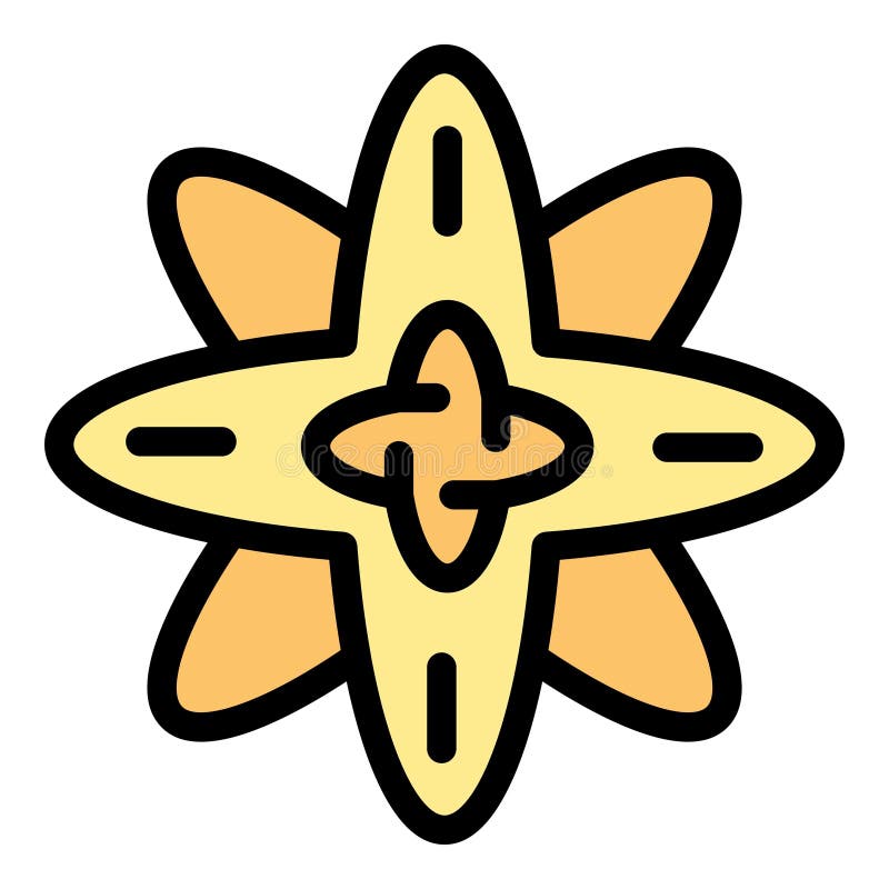 Stylized Atom Logo in Blue Tones Isolated Stock Illustration ...