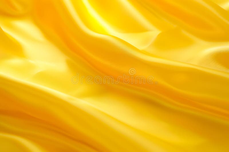 Abstract Yellow Satin Fabric Background Stock Illustration ...