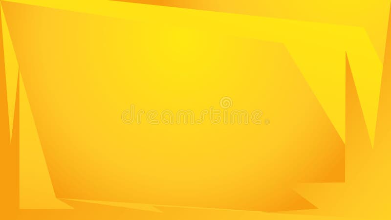 Yellow Background with a Combination of Lines and Shapes Stock Vector ...