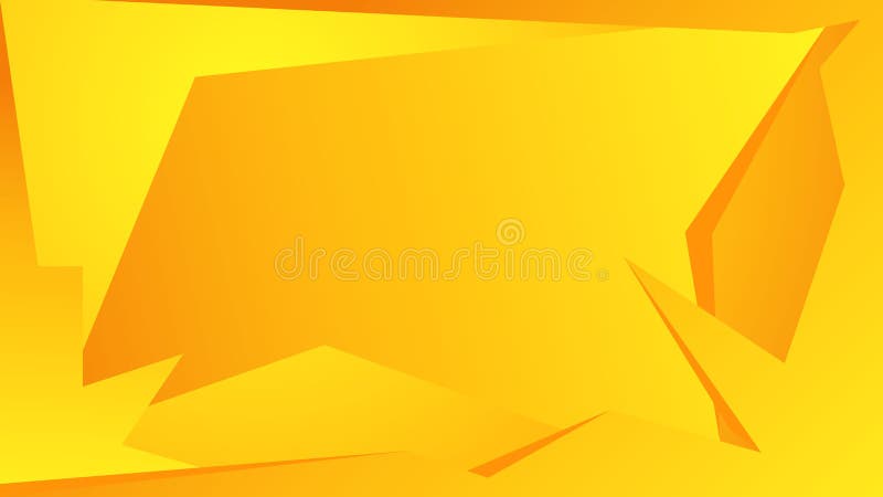 Yellow Background with a Combination of Lines and Shapes Stock Vector ...