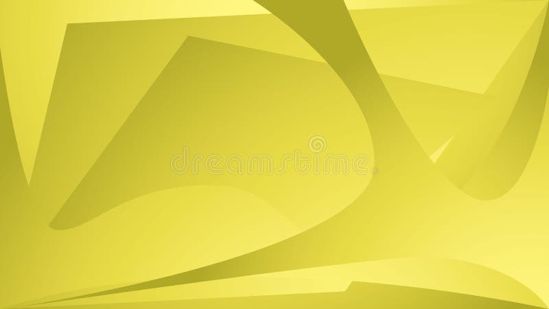 Yellow Background with a Combination of Lines and Shapes Stock Vector ...