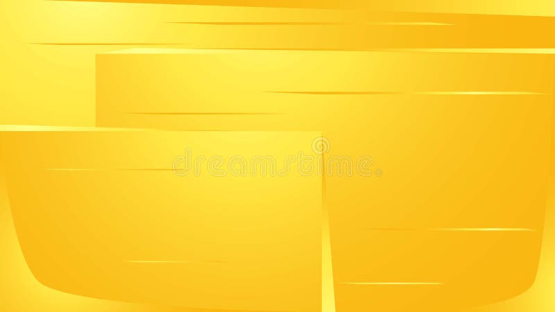 Yellow Background with a Combination of Lines and Shapes Stock Vector ...