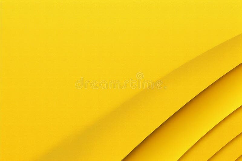 Simple Yellow Background - Generative Ai Illustration Stock ...