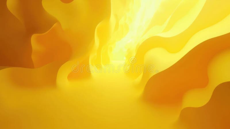 Yellow Background with a Yellow Flame in the Middle Stock Image - Image ...