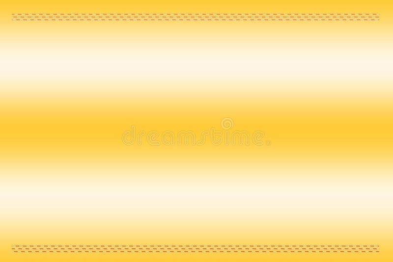 Yellow Background with Horizontal Triple Lines Stock Illustration ...