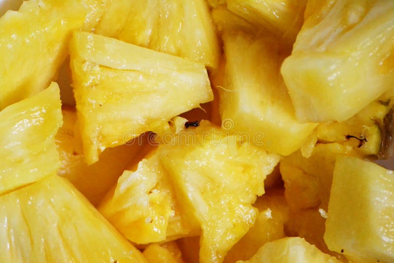 Pineapple slices texture stock image. Image of eating - 118970059