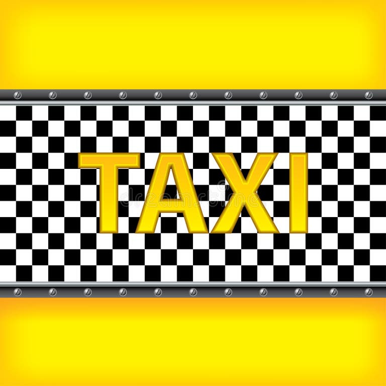 Taxi Checkerboard Pattern Stock Illustrations – 333 Taxi Checkerboard ...
