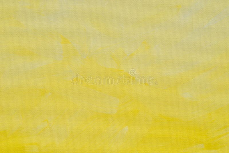 Yellow Background Texture Painted on Artistic Canvas Stock Image ...