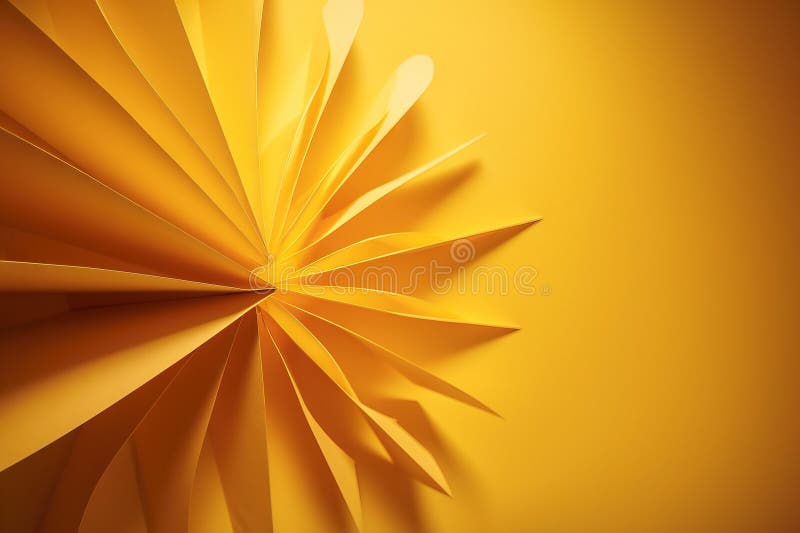 A Yellow Background with a Very Large Circular Object in the Middle of ...