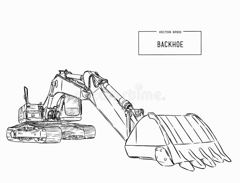 Backhoe Stock Illustrations – 7,664 Backhoe Stock Illustrations ...