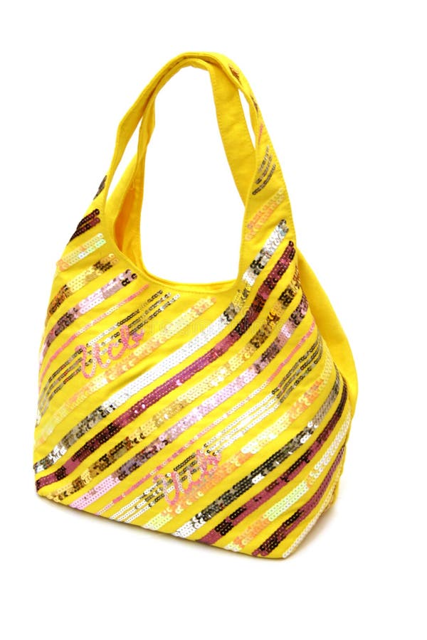 Yellow bag stock image. Image of lifestyle, clothing - 10008507