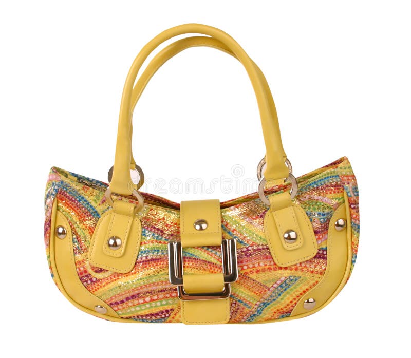 Yellow bag stock photo. Image of purse, lady, handbag - 29120586