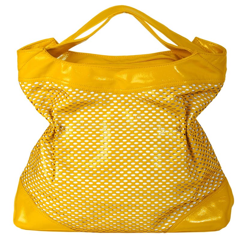 Yellow bag stock image. Image of elegance, collection - 44003275