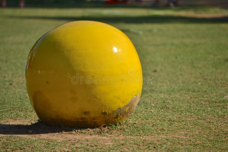 Yellow ball stock image. Image of yellow, ball, nature - 85703165