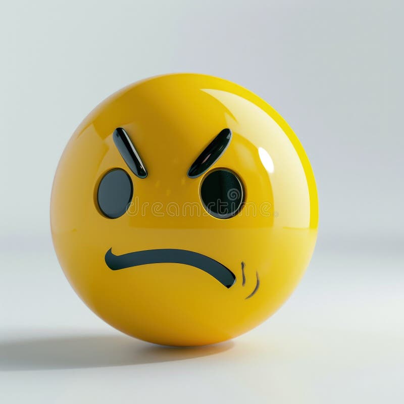 A Sad Yellow Ball stock illustration. Illustration of yellow - 309051026