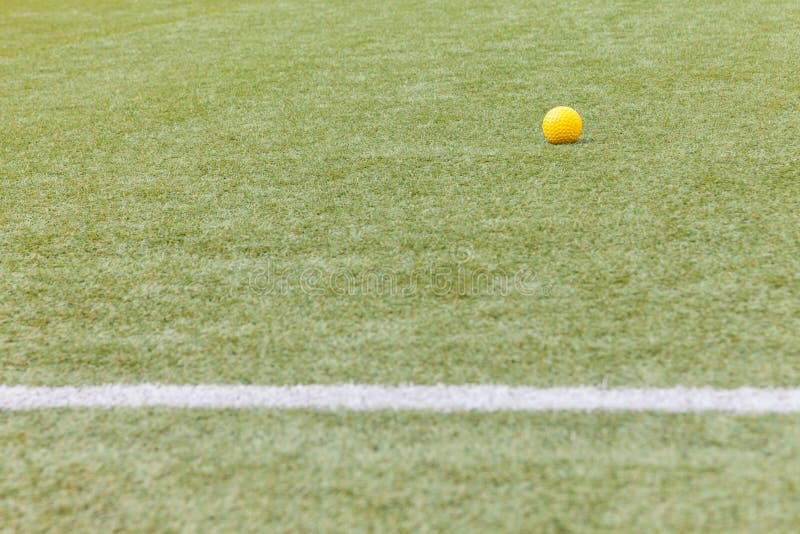 Yellow ball stock photo. Image of equipment, softball - 94333388