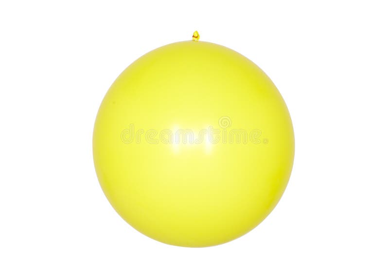 228 Inflated Air Balloon Isolated Yellow Stock Photos - Free & Royalty ...