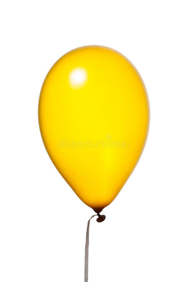 A Yellow Balloon with a Painted Mustache and Eyes. Stock Image - Image ...