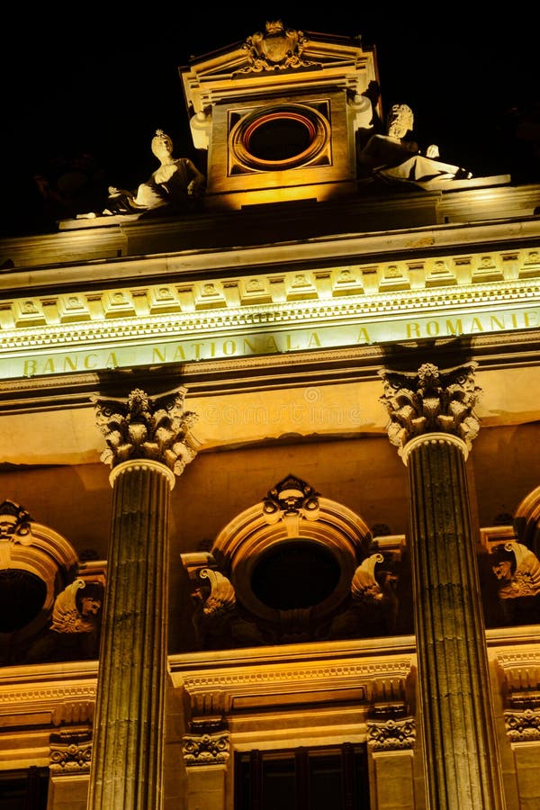 Yellow Bank stock image. Image of national, bucharest - 67230037