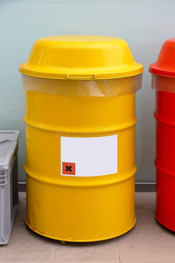 Hazardous waste barrels stock image. Image of chemical - 46828363