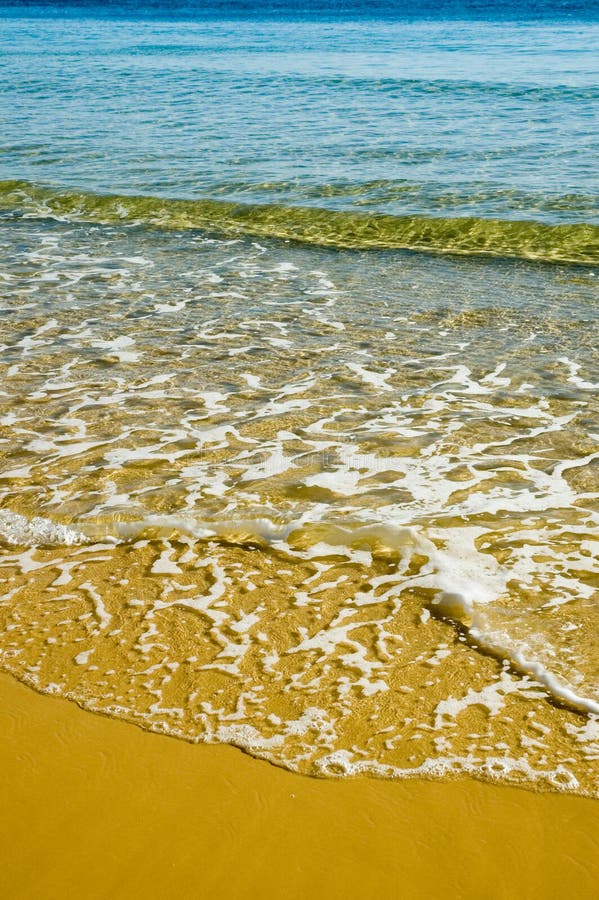 Yellow Beach stock photo. Image of ocean, waves, leisure - 1045944