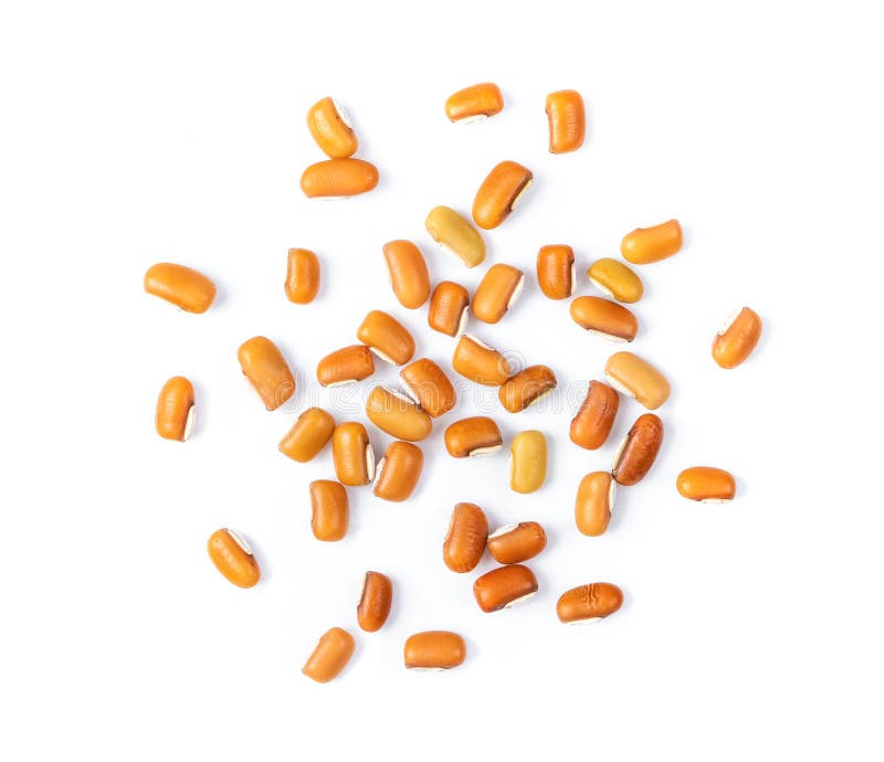 Yellow Beans Isolated on White . Stock Image - Image of diet, white ...