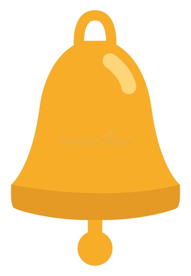 Yellow bell, icon stock vector. Illustration of vegetarian - 261077017