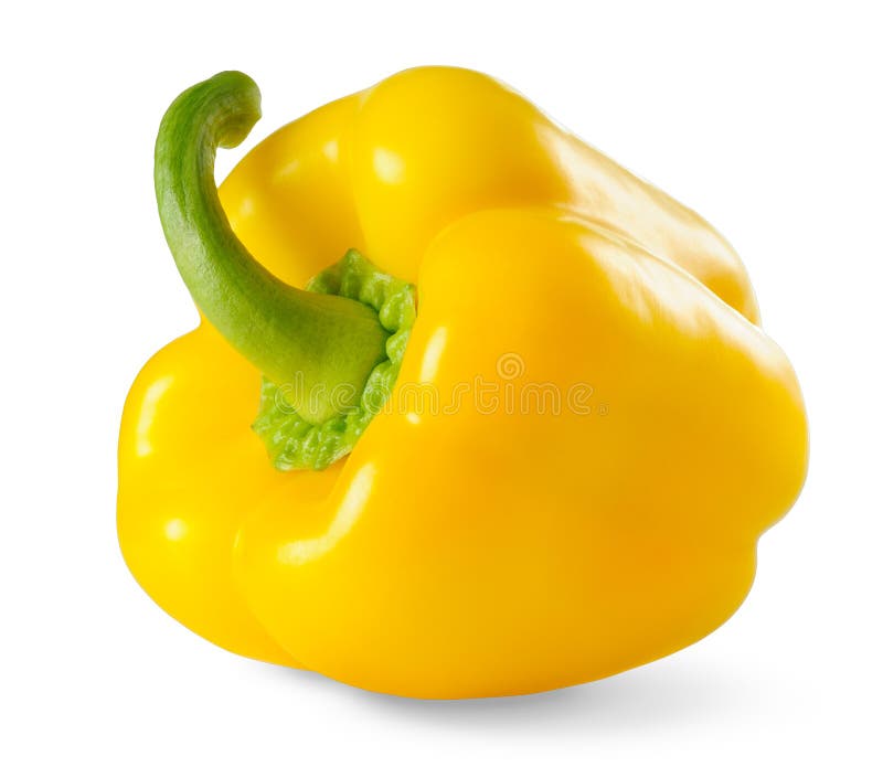 Yellow bell pepper stock photo. Image of close, ripe - 17932512